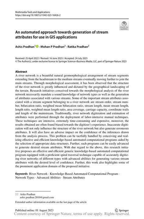 An Automated Approach Towards Generation Of Stream Attributes For Use