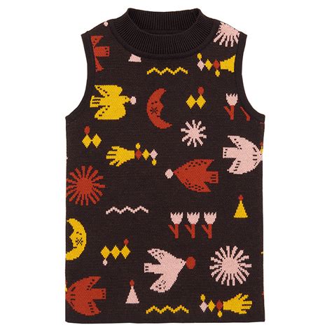 Mock Neck Shell Top The Little Red Planet