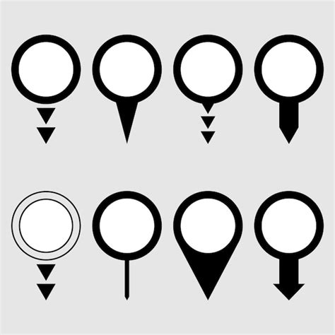 Premium Vector Call Outs Text Box Indicators Pointer Markers Of Place