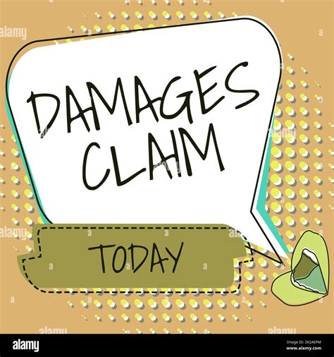 Writing Displaying Text Damages Claim Word Written On Seeks To Repair