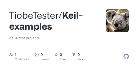 GitHub TiobeTester Keil Examples Keil Test Projects
