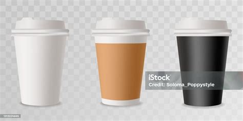 커피 컵 세트 카페 기업 정체성 디자인에 대한 모형 템플릿 일회용 종이 식기 뜨거운 음료에 대한 벡터 템플릿 벡터 일러스트 Eps10 0명에 대한 스톡 벡터 아트 및 기타