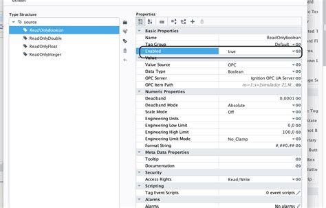 Enable Disable A Data Type Tag According To A Datatype Parameter