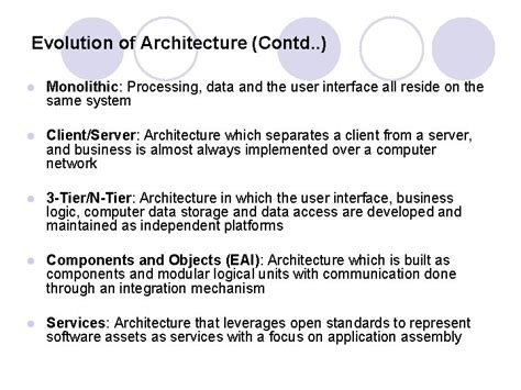 Soa Service Oriented Architecture L Evolution Of Architecture