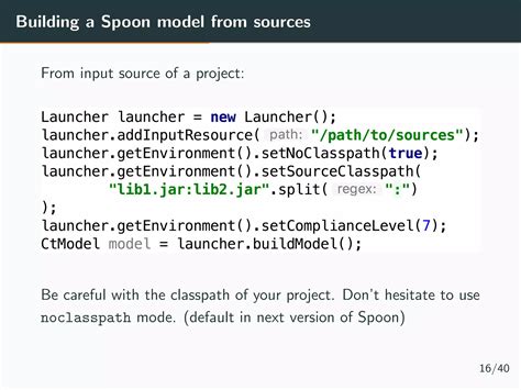 Spoon Open Source Library To Analyze Rewrite Transform Transpile Java Source Code A