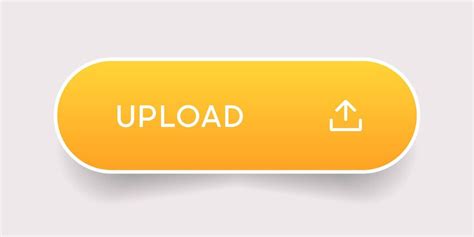 Premium Vector 3d Upload Button Icon Uploading Icon Up Arrow Bottom Side Symbol Click Here