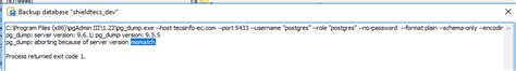 No Puedo Realizar El Backup De La Base De Datos Con Postgresql Stack Overflow En Español