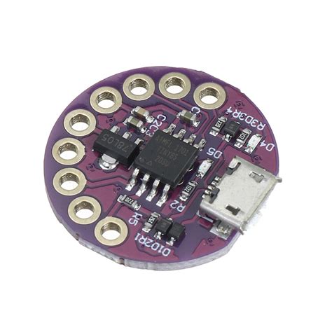 micro usb lilytiny lilypad attiny85 development board wearable module for programmable sram