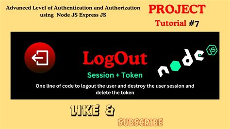 Logout Logout System In Node Js Express And Node Js Project Logout