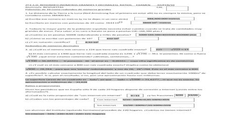 2º E S O Redondeo NÚmeros Grandes Y · Pdf Filepotencias De 10 Como