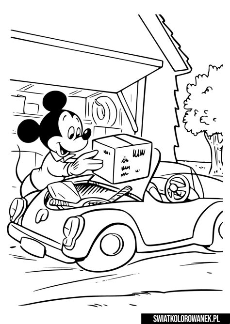 Myszka Miki Darmowe Kolorowanki Do Druku