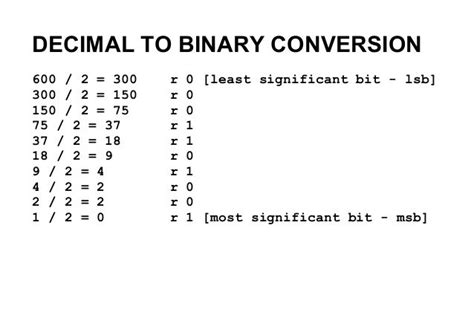 Working With Binary Numbers