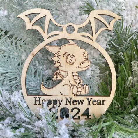 ნაძვის ხის ხელნაკეთი სათამაშო Dragon 2024 ყიდვა ყველაზე იაფად ან