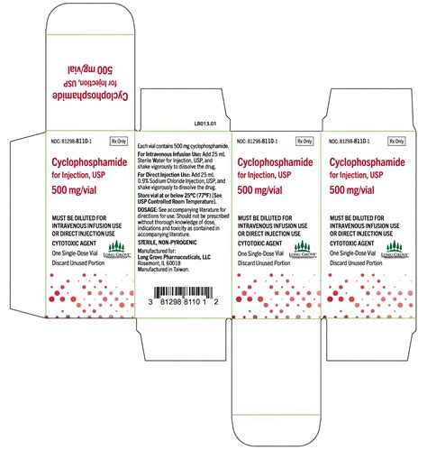 Dailymed Cyclophosphamide Injection Powder For Solution