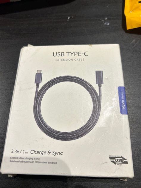 Usb Type C Extension Cable Computers Tech Parts Accessories Cables Adaptors On Carousell