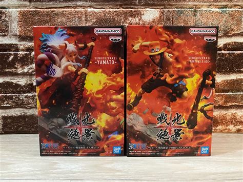 One Piece Senkozekkei Yamato Portgas D Ace Figure Figurine Hobbies