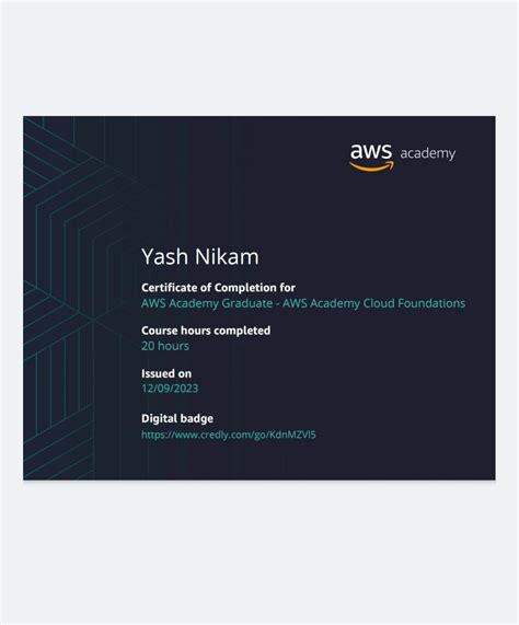 Yash Nikam On Linkedin Aws Awscloud Awscommunity Awscertified