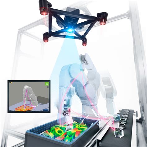 3d视觉机械手3d视觉机器人自动化3d视觉机械手抓取3d结构光视觉定位机械手