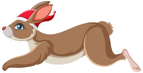 Running Rabbit Clip Art