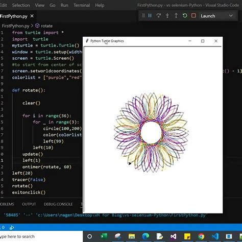 Draw An Animated Shape Using Circle Python Turtle Youtube