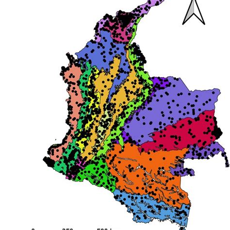Stratified Random Sample Points Drawn In The 33 Ecoregions As Defined