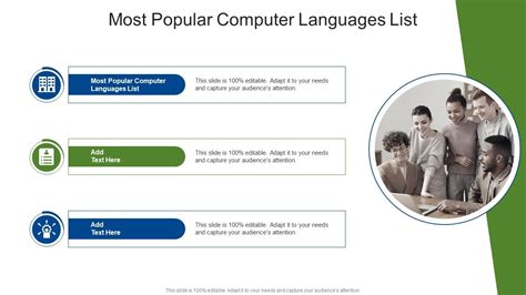 Most Popular Computer Languages List In Powerpoint And Google Slides Cpb PPT Presentation