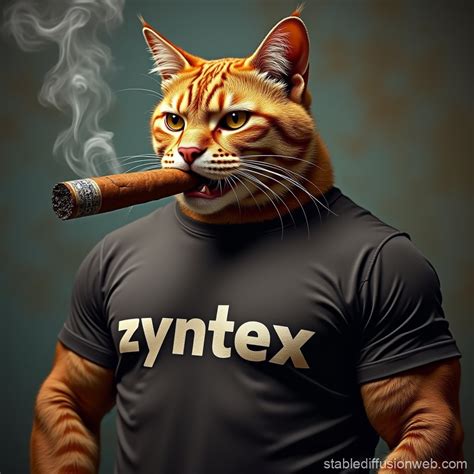 Cat Smoking A Cigar Image Prompts Stable Diffusion Online