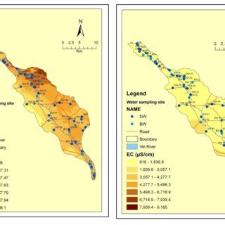 Spatial Variation Of Ph Figure Spatial Variation Of Ec Download Scientific Diagram