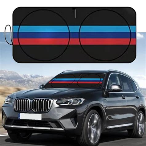 삼색 자동차 앞 유리 차양 커버 프로텍터 앞창 차양 파라솔 bmw x1 x2 x3 x4 x5 x6 i8 1 2 3 4 5