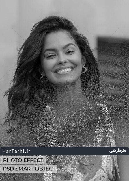 فیلتر عکس نویز دار سیاه و سفید برای فتوشاپ هر طرحی