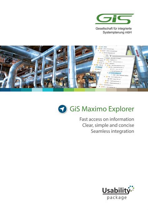 Pdf Gis Maximo Explorer Easyfairs · Seamless Integration Into The