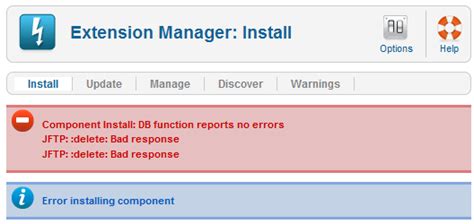 Troubleshooting Extension Installation Errors