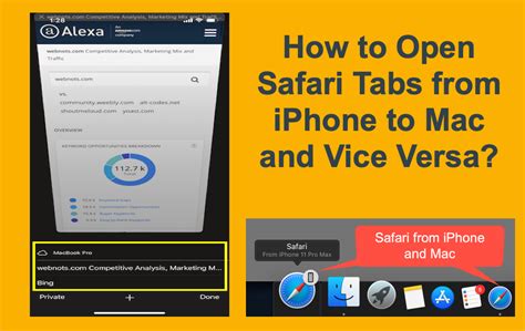 How To Open Safari Tabs From Iphone To Mac Webnots