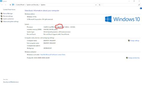 Red Circle First Number Show The Generation Of Laptop Or Pc Processor