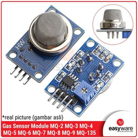 Jual Gas Sensor Module Mq 2 Mq 3 Mq 4 Mq 5 Mq 6 Mq 7 Mq 8 Mq 9 Mq 135 Air Quality Smoke Carbon