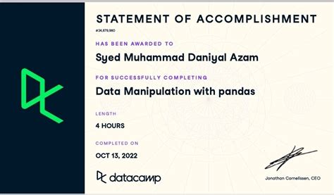 Daniyal Azam On Linkedin Data Language Sql Datacamp