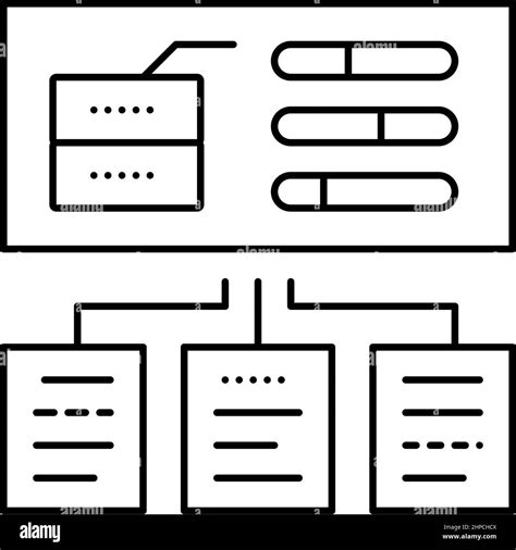 Testing System Line Icon Vector Illustration Stock Vector Image Art Alamy