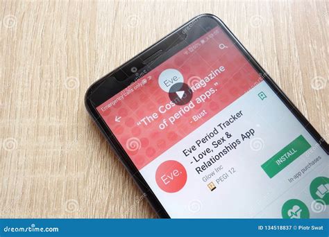 Eve Period Tracker Love Sex And Relationships App On Google Play Store Website Displayed On