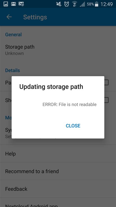 Unable To Download From Server Over Nextcloud App Android Nextcloud Community