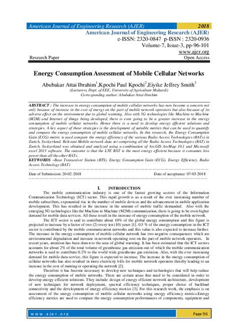 Pdf Energy Consumption Assessment Of Mobile Cellular Networks