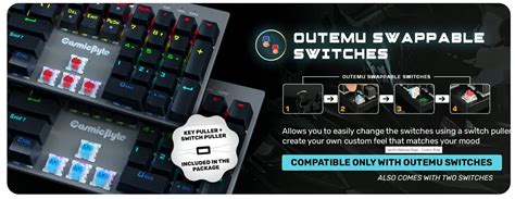 Best Price Cosmic Byte Vanth Mechanical Keyboard Red Switch