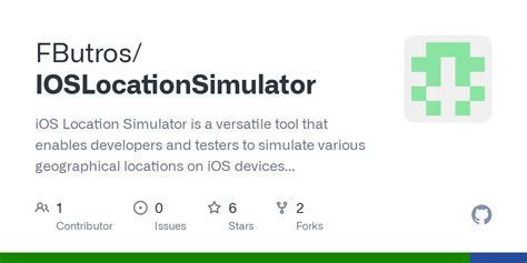 github fbutros ioslocationsimulator ios location simulator is a