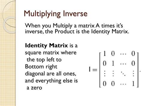 Ppt Unit 3 Matrices Powerpoint Presentation Free Download Id 2864805