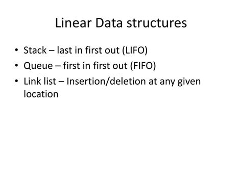 Data Structure Types Linear And Non Linear Data Structures Linked