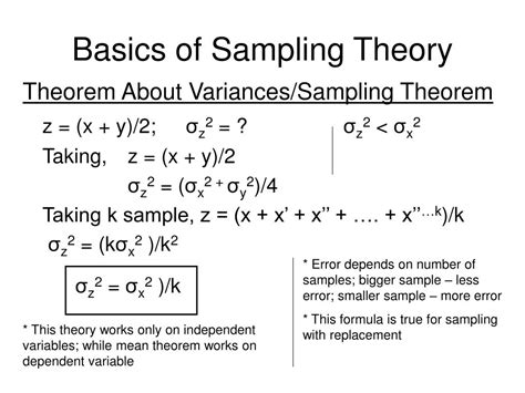 PPT Basics Of Sampling Theory PowerPoint Presentation Free Download ID 876505