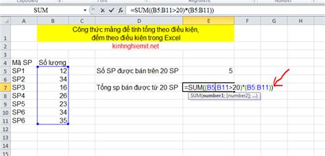 Cách Sử Dụng Công Thức Mảng Array Formulas Trong Excel