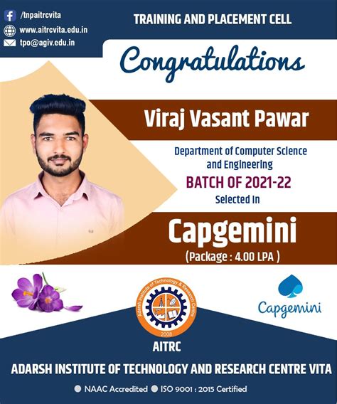 Adarsh Institute Of Technology Vita On Linkedin Congratulations