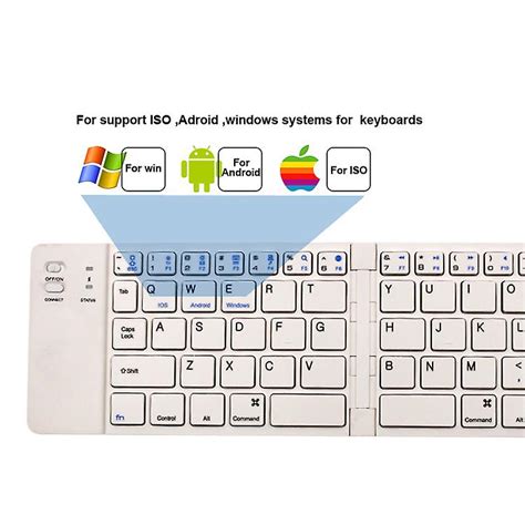 Metal Folding Bluetooth Wireless Keyboard External Tablet Keyboard Fruugo UK