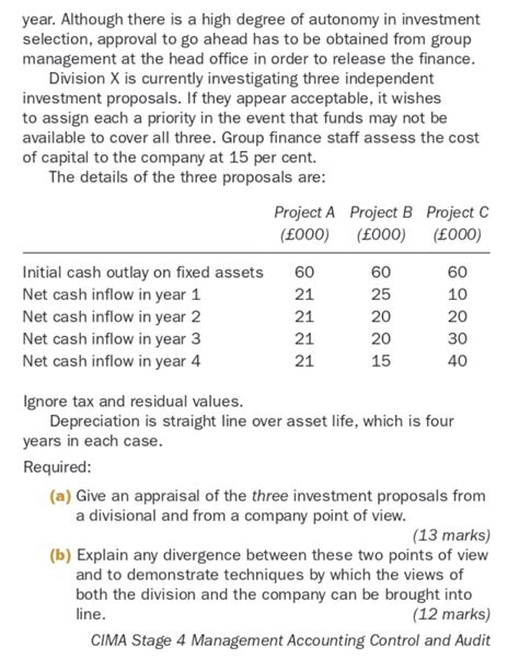 Solved IM Advanced Calculation Of NPV And ROI And Chegg Com