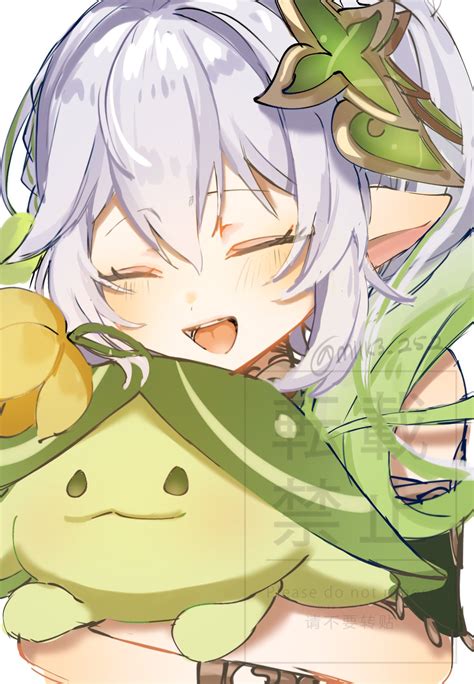 Nahida And Aranara Genshin Impact Drawn By Milk Danbooru